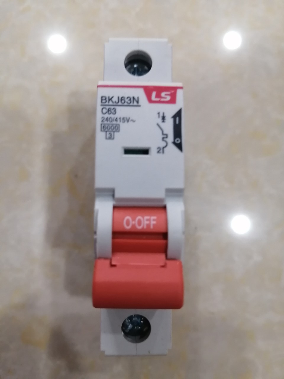 Aptomat tép ( MCB ) LS BKJ63N 1P 63A 6kA | BKJ63N 1P 63A 6kA