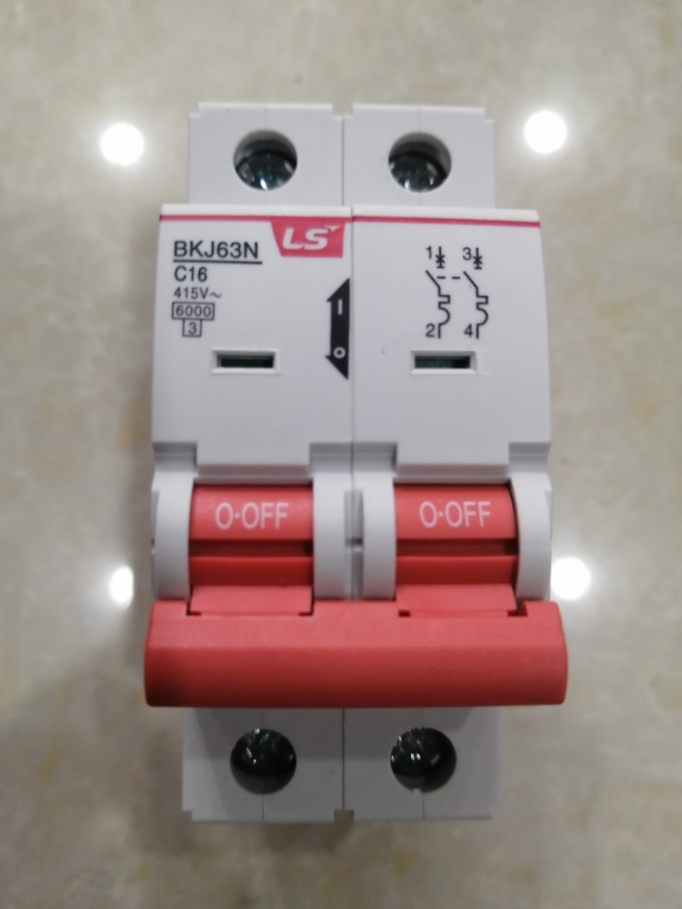 Aptomat tép MCB LS BKJ63N 2P 16A 6kA - Thái Dương Electric