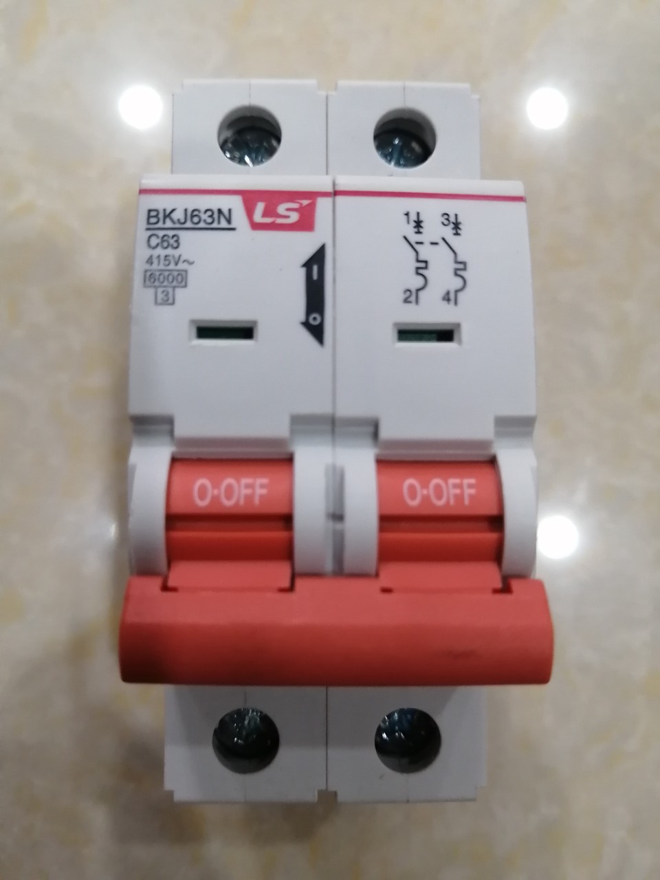 Aptomat tép ( MCB ) LS BKJ63N 2P 63A 6kA | BKJ63N 2P 63A 6kA