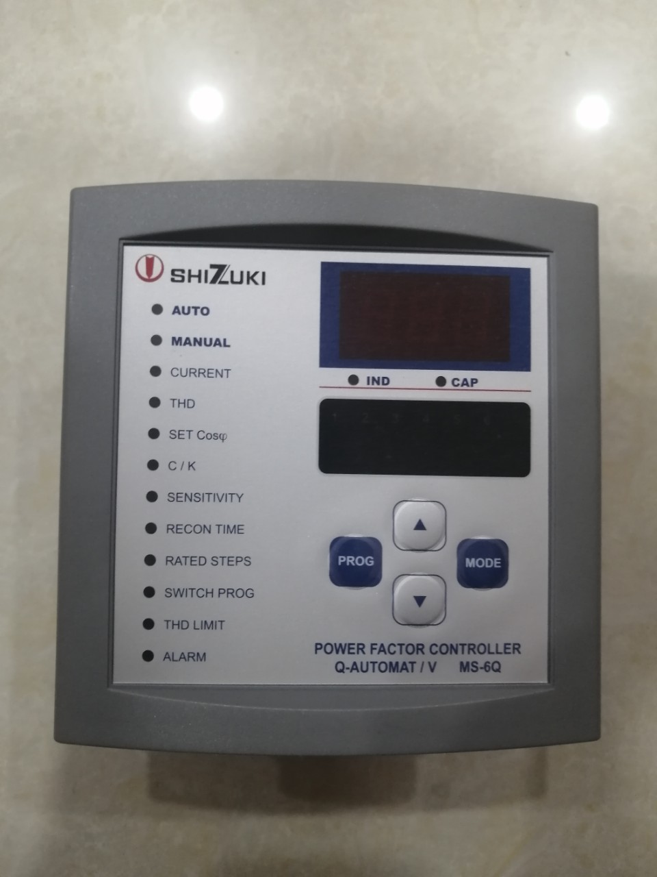 Bộ điều khiển tụ bù SHIZUKI 6 cấp MS-6Q-415-50 - Thái Dương Electric